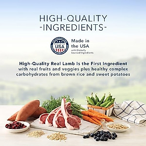 Blue Buffalo Life Protection Formula Adult Dry Dog Food, Helps Build and Maintain Strong Muscles, Made with Natural Ingredients, Lamb & Brown Rice Recipe, 30-lb. Bag