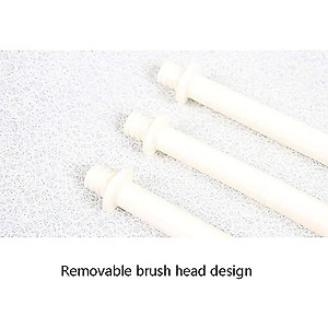 Plastic Toilet Bowl Brush Floor Stand with Long Handle Toilet Brush Stable Base Toilet Cleaner Brush Home Storage Rack