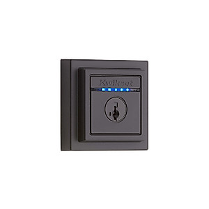 Kwikset 99250-208 Kevo Contemporary Bluetooth Deadbolt, Polished Chrome