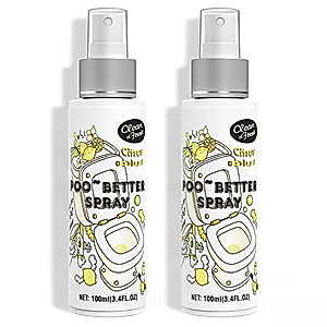 Clean-n-Fresh Toilet Spray, 7 Fl.oz Poo Spray | Up to 800+ Uses, 100% Natural Plant Essential Oil Citrus Scent, Bathroom Deodorizer…
