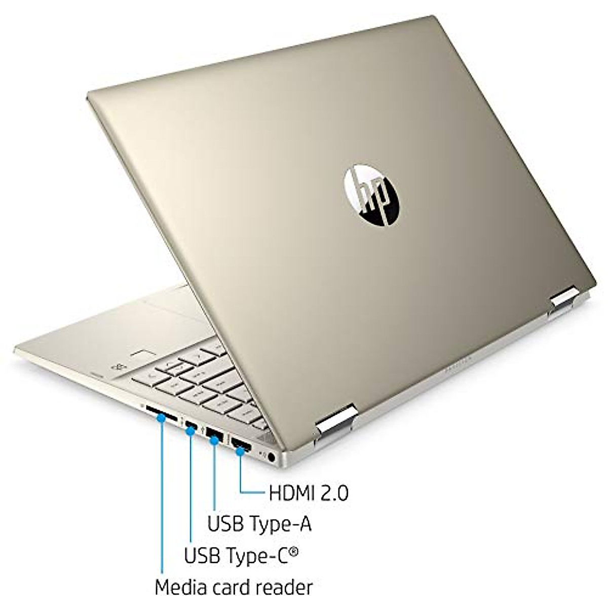 2020 HP Pavilion x360 14" FHD WLED Touchscreen 2-in-1 Convertible Laptop, Intel Core i5-1035G1 up to 3.6GHz, 8GB DDR4, 256GB SSD, 802.11ac, Bluetooth, Webcam, HDMI, Fingerprint Reader, Windows 10