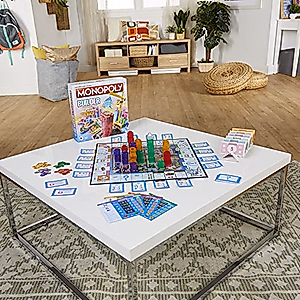 Monopoly Builder Board Game for Kids and Adults, Strategy Games, Family Board Games, for Kids 8 and Up, 2-4 Players