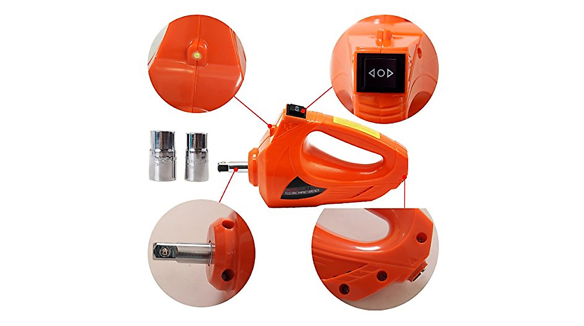 MarchInn 12V DC 5 Ton Electric Car Jack & Repair Kit