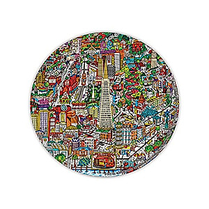 Spin Flip Puzzle - Charles Fazzino - Spin it, Flip it, Solve it! for Those who Love Brain teasers! Adult Fidget Toy. Great Easter Basket Stuffers for Teens, Men and Women