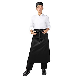 Chef Works Unisex Sustainable Cool Vent Chef Beanie , Black, One Size
