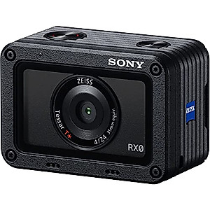 Sony RX0 Ultra-Compact Waterproof/Shockproof Camera (DSC-RX0) + 64GB Memory Card + Case + Card Reader + Flex Tripod + Hand Strap + Memory Wallet + Cleaning Kit