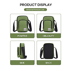 WEPLAN crossbody bag men,shoulder bag for women,mini crossbody bag