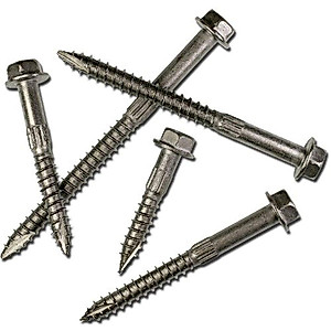 Simpson Strong-Tie SDS25300MB Strong-Drive SDS Heavy-Duty Connector Screw — 1/4 in. x 3 in. DB Coating (150-Qty)