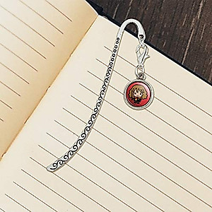 Harry Potter Cute Chibi Hermione Character Metal Bookmark Page Marker with Charm