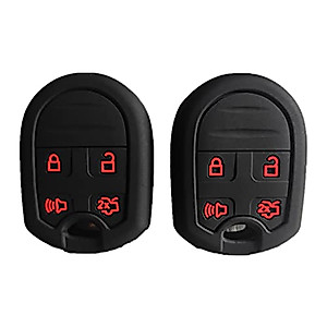 Smart Key Fob Cover Case Protector Keyless Remote Holder for Ford F150 F250 F350 Trunk Explorer Mustang Fusion Taurus Expedition Lincoln MKS MKX MKZ Navigator