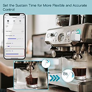 MOES Fingerbot Plus Smart Button Pusher No Wiring Switch, Upgrade with Touch Control, Work with Smart Life App, Add MOES Tuya Bluetooth Hub Make it Compatible with Alexa,Google Home and Timer Control