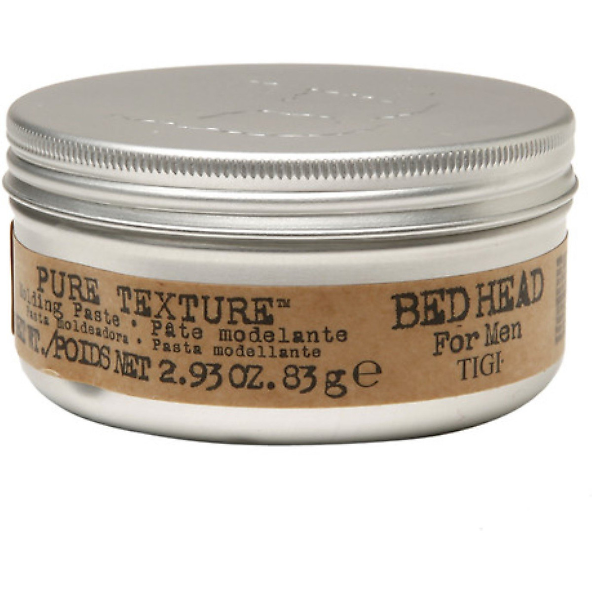 TIGI Bed Head for Men Pure Texture Molding Paste, 2.93 oz (Pack of 8)