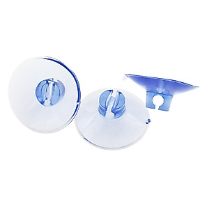 RLECS 20PCS 40mm Mini Opening Suction Cup Light String Clip Cord Suction Cup Clear PVC Suction Cup Hook Kitchen Bathroom Shower Basin Connector Suitable for Decorating Bathroom Kitchen Bedroom