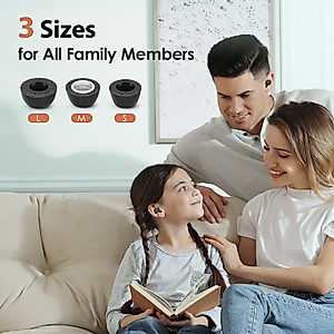 Memory Foam Tips for Google Pixel Buds Pro, Anti-Slip Replacement Ear Tips for Google True Wireless Earphones，Fit in The Charging Case, Perfect Noise Cancellation, 3 Pairs (Mixed Sizes, Black)