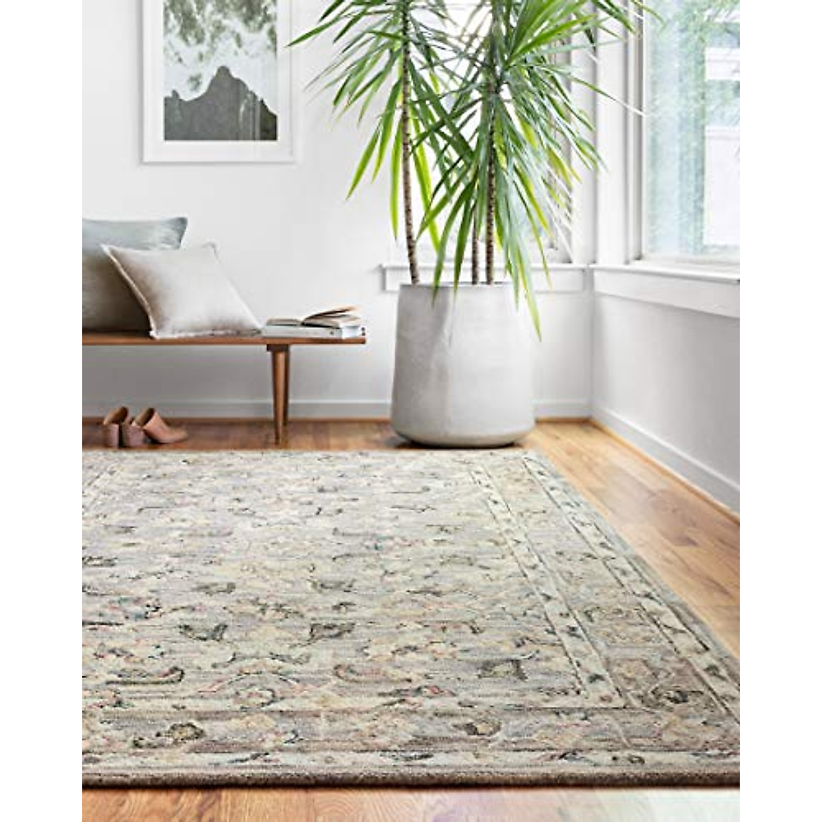 Loloi II Beatty BEA-04 Light Blue Traditional Area Rug 5'-0" x 7'-6"