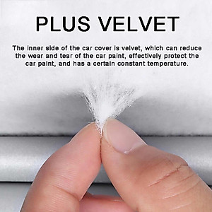 Car Cover Compatible with Volvo S40 S60 S70 S80 S90 Plus Velvet Custom Full Car Cover Dustproof Waterproof Snowproof Sun Protection (Color : Black, Size : S60 Inscription)