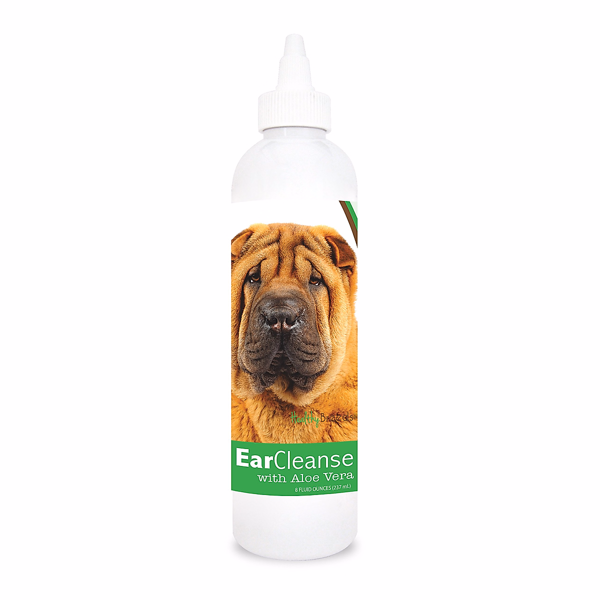 Healthy Breeds Chinese Shar Pei Ear Cleanse with Aloe Vera Cucumber Melon 8 oz