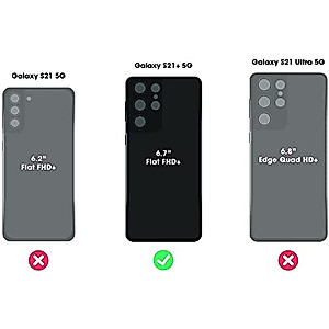 OtterBox Commuter Series Case for Samsung Galaxy S21 Plus 5G (ONLY),Synthetic Rubber, Lasting Antimicrobial Technology,Non-Retail Packaging - Bespoke Way