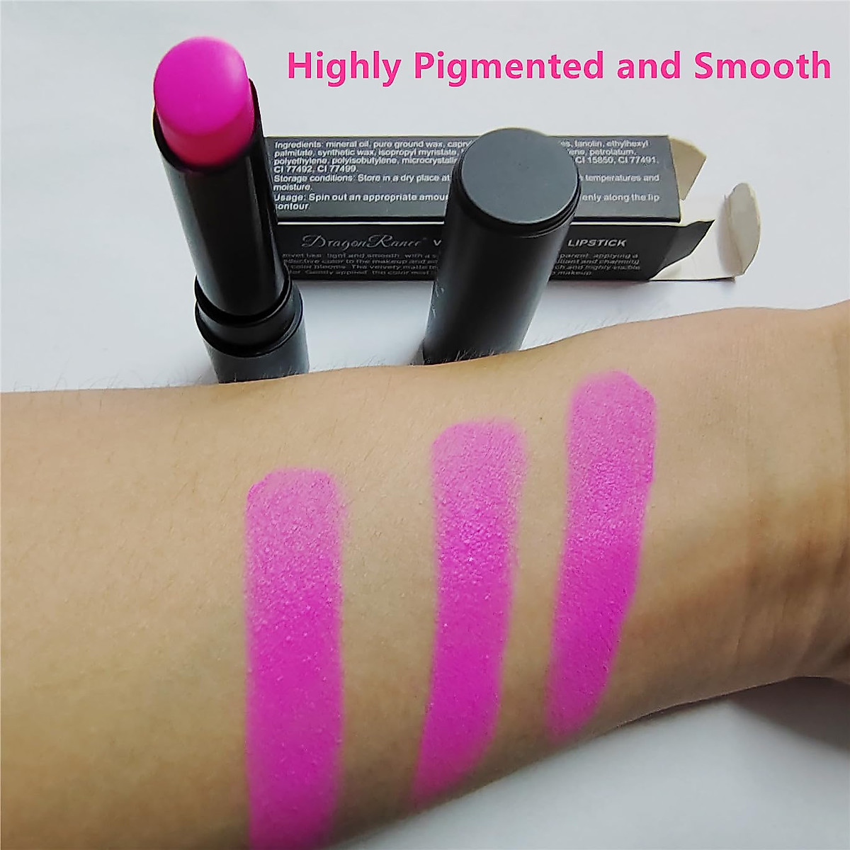 Go Ho Hot Pink Cream-Blendable Face Body Paint Stick,Hot Pink Eye Black Stick,Easy to Color Eye Black Pink Face Paint,Safe Facepaint&Lip Smacking for Halloween Makeup