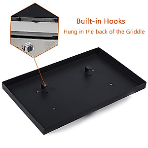 BQMAX 5004 Griddle Lid Grill Hard Cover for Blackstone 36" and 600D Heavy Duty Grill Cover Replacement Kit for Blackstone 36 inch Griddle Hood