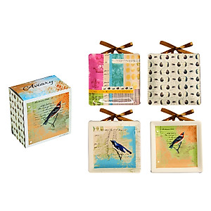 Aviary Mini Plates Set/4 Set of 4
