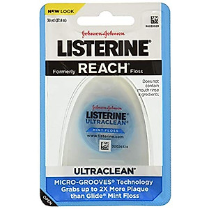 Listerine Ultraclean Mint Floss 30 Yards (Pack of 2)