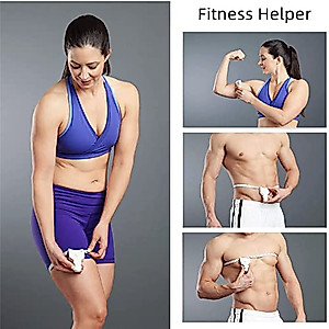 Body Measure Tape Accurate Body Measuring Tape Automatic Telescopic Body Fat Measuring Tape with Lock Pin & Push-Button Arms Chest Thigh Waist Measure Tape for Fitness, Weight Loss, Muscle Gain