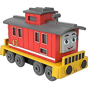 Thomas & Friends Toy Train, Brake Car Bruno Diecast Metal Push-Along Vehicle for Preschool Pretend Play Ages 3Y+