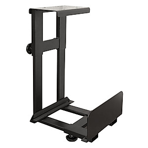 Stand Up Desk Store Adjustable CPU Desktop Computer Tower Holder Under Desk Mount