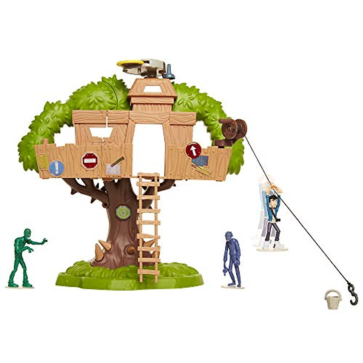 The Last Kids On Earth - Tree House of Awesomeness Playset, Includes Exclusive Jack Action Figure & 2 Zombies