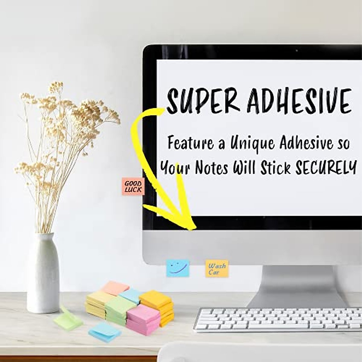Mr. Pen- Sticky Notes, 1.5” x 2” , 36 Pads, Pastel Sticky Notes, Small Sticky Notes, Mini Sticky Notes, Sticky Notes Small, Bible Sticky Notes, Sticky Notes Mini, Little Sticky Notes, Tiny Sticky Note