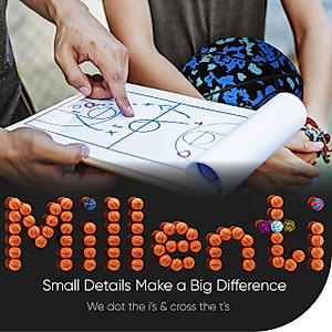 Millenti NCAA Mens Basketball Indoor Outdoor Blue Street Basketball - Regulation Adult NBA Game Size 29.5" Blue Basketball 7, BB0207BU