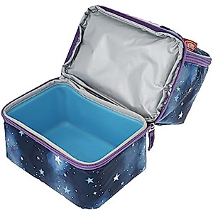 THERMOS Non-Licensed Dual Compartment Lunch Box, Space Unicorn