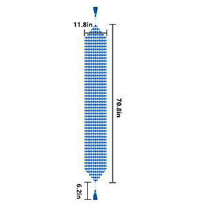 Wehhbtye 2 Pack Oktoberfest Table Runner -12 x71 Table Runner Oktoberfest Decorations with Tassels -Table Runner Dresser Scarves for Table Dinner Holiday Party (Oktoberfest Diamond, 2)
