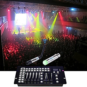 CHINLY 6pcs 2.4G DMX512 Wireless 1 Male Transmitter & 5 Female Receivers Control Short version for Stage PAR Party Light