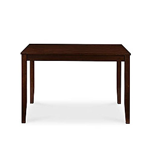 House of Living Art Dining Table – Rectangular Design, Walnut Finish | Mid Century Classic Collection (Table Only)