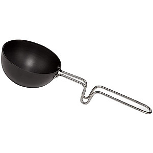 Hard Anodized Aluminium Tadka Pan Set of 2,Hard Anodized Mini Fry Pan/Tadka Pan,Dal Tadka Pan -Black and Silver
