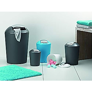 Kela Trash Can with Lid Marta Collection, Grey