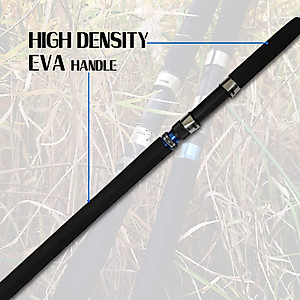 Fiblink Jigging Spinning Rod 1-Piece Saltwater Fishing Jigging Jig Rod (50-80lb,6-Feet,Heavy)