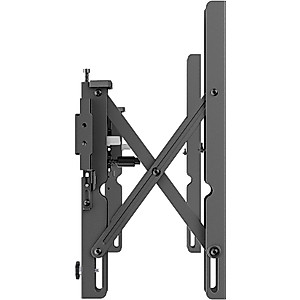 Mount Plus POP-48T 1x2 Pop Out Video Wall Mount System for 37 to 80" TVs | TV Menu Board | Max VESA 800x400 | Commercial Grade 154 Lbs | Anti-Theft Protection | Full Extension to 8.7"