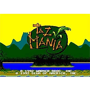 Taz-Mania (Sega Genesis) – Reproduction Video Game Cartridge