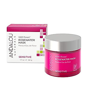 Andalou Naturals, Mask, 1000 Roses Rosewater, 1.7 Ounce