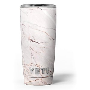 Design Skinz Slate Marble Surface V11 - Skin Decal Vinyl Wrap Kit Compatible with The Yeti Rambler Cooler Tumbler Cups