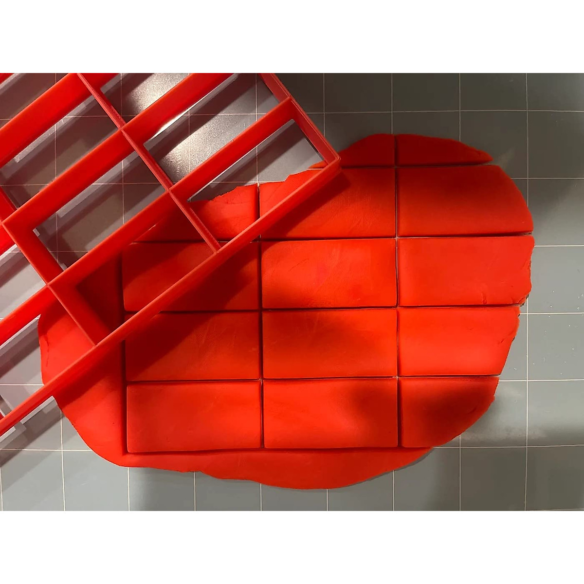 2”x1” (32 Rectangular) Rectangular Shape multi Cookie Cutter (8”x8”)