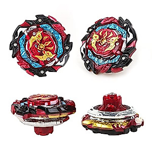 ASVEXKW Bey Battling Gyro Top Burst Blade Toy Great Birthday Gift Present for Children Kids Boys Ages 6 8 10 12+ Combat Battling Game Set 12 Spinning with 1 Battling Top Stadium 4 Launchers