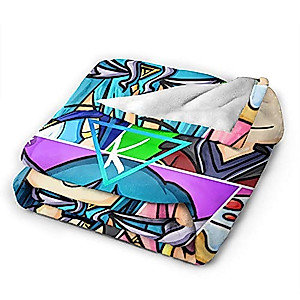 The Krew Its-Funneh All Protagonists Blankets Super Soft Warm Faux Fur Throw Blanket -Ultra-Soft Micro Fleece Blanket Twin, Warm, Lightweight, Pet-Friendly, Throw for Home Bed, Sofa & Dorm