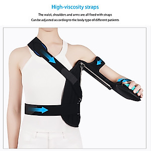 WILLQ Shoulder Abduction Sling Shoulder Immobilizer for Shoulder Injury Post-op Shoulder Arm Brace for Broken Fractured Bones Sublexion Surgery Dislocated Injury Support Broken Arm