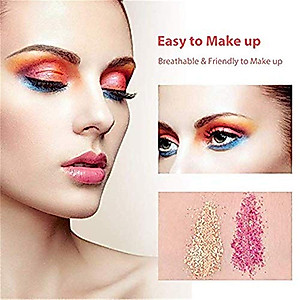 sheng'hang 200pair (400pcs) Non Sticky By a Box Makeup Breathable Lace Eyelid Tape - Big Eye Decoration Invisible Double Fold Eyelid Shadow Sticker Perfect for Hooded Droopy Uneven Mono-eyelids (B)