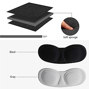 sara-u 2pcs Dustproof VR Lens Anti Scratch Case Protective Cover Skin for Oculus- Quest 2 VR Headset Glasses Accessories One Size