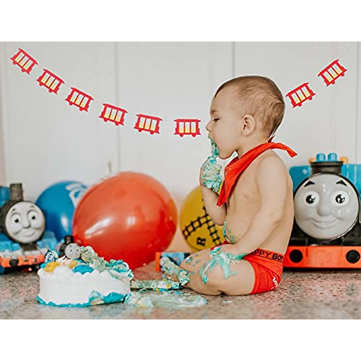 Daniel Tiger Trolley Paper Garland - San Francisco Garland, a Perfect Complement for Birthday Parties, Bridal Showers, or Baby Showers, 6 Inches. (Daniel Tiger)